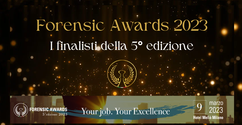 Marco Perino e Chiara Meluzzi finalisti al Forensic Awards - Prima Biella